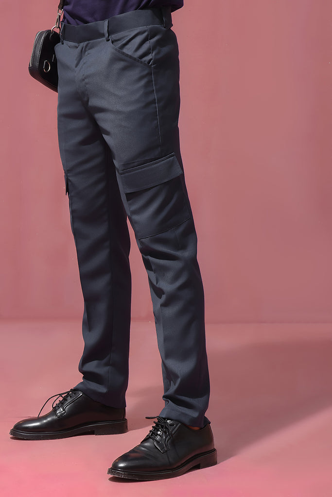 Teal Cargo Trousers | ZED