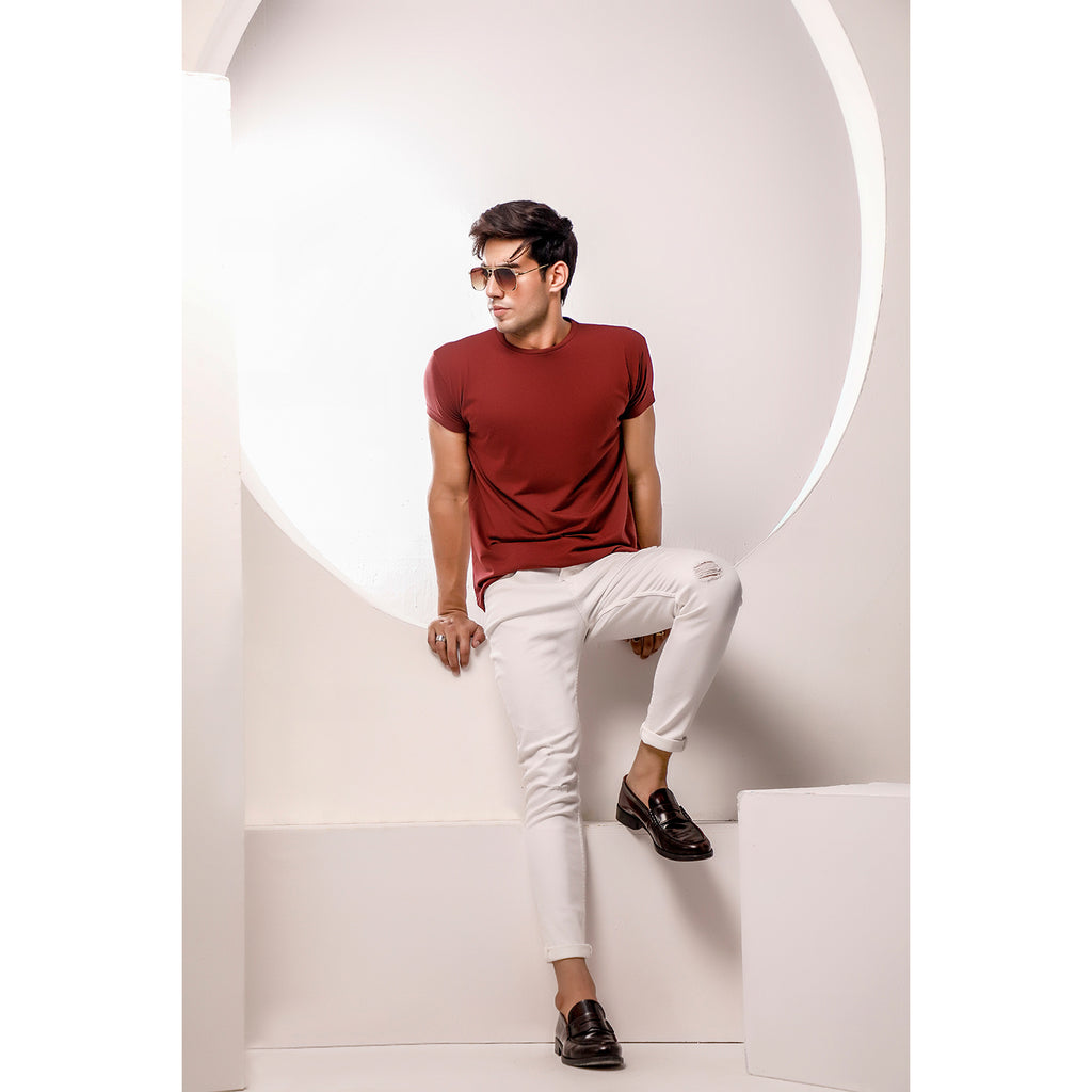 Maroon Crew Neck | ZED